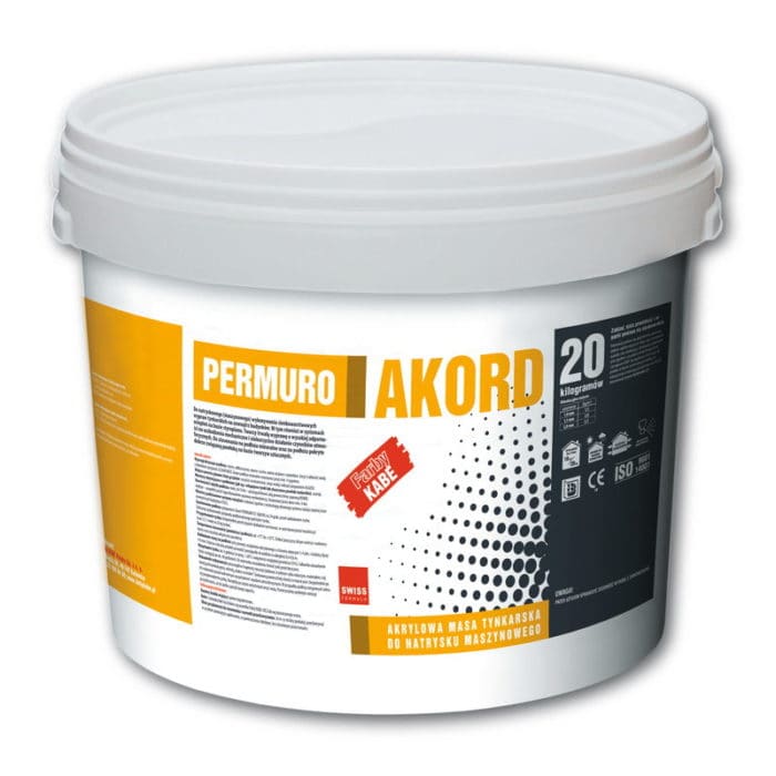 Tynk akrylowy Kabe Permuro Akord Opakowanie-wiadro 20 kg